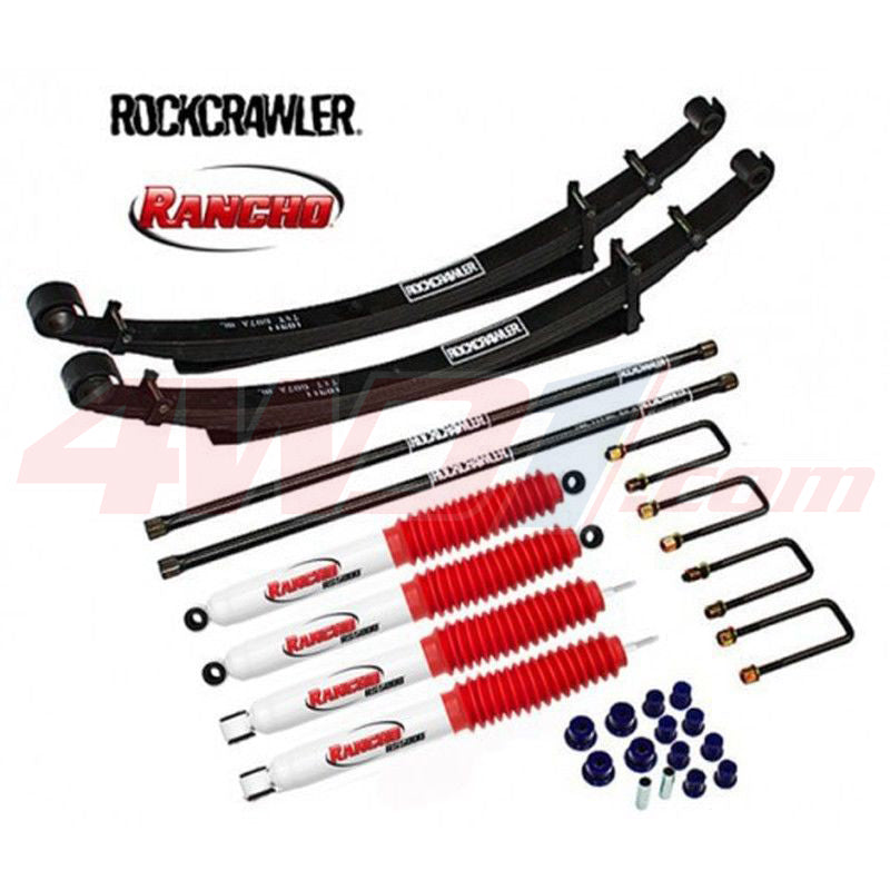 Holden RA Rodeo Rancho RockCrawler Suspension - Free Delivery – 4WD1.com
